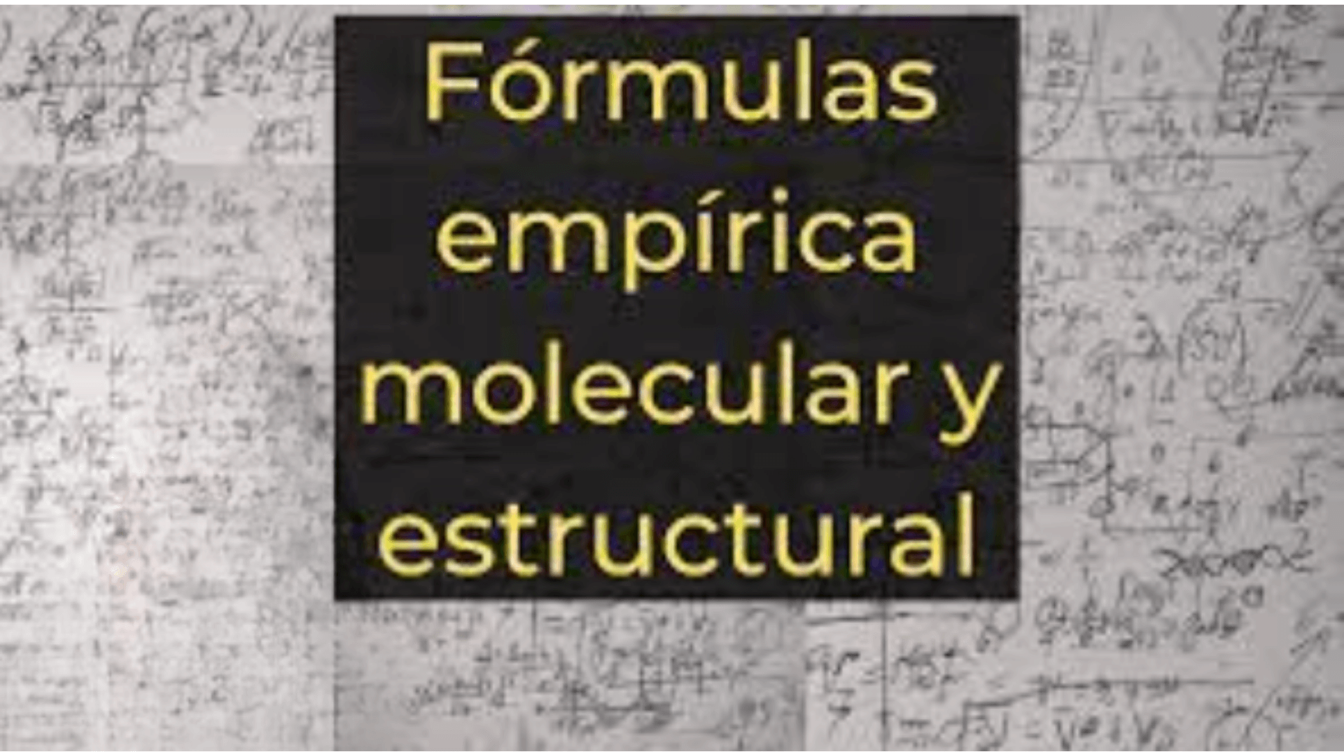 Composición Fórmulas empíricas y moleculares